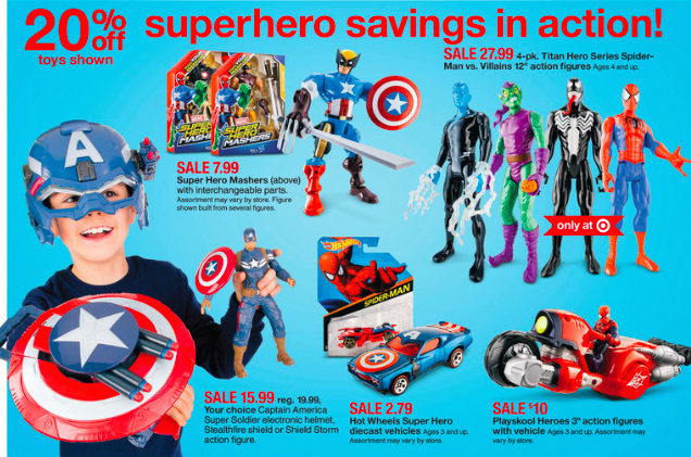 Target Ad Toys and Superhero Savings - WeeklyAds2