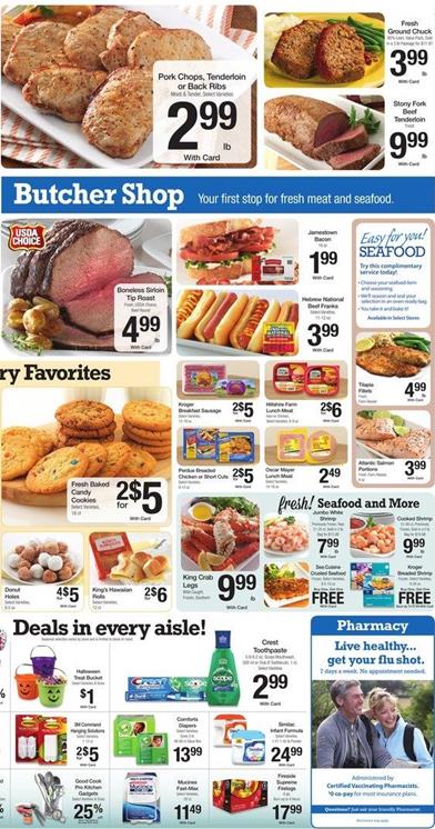 Kroger Ad Fresh Products and Meat Oct 31 - WeeklyAds2
