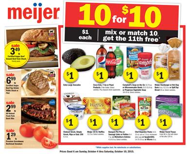 Meijer Weekly Ad Preview Oct 4 - Oct 10 2015 - WeeklyAds2