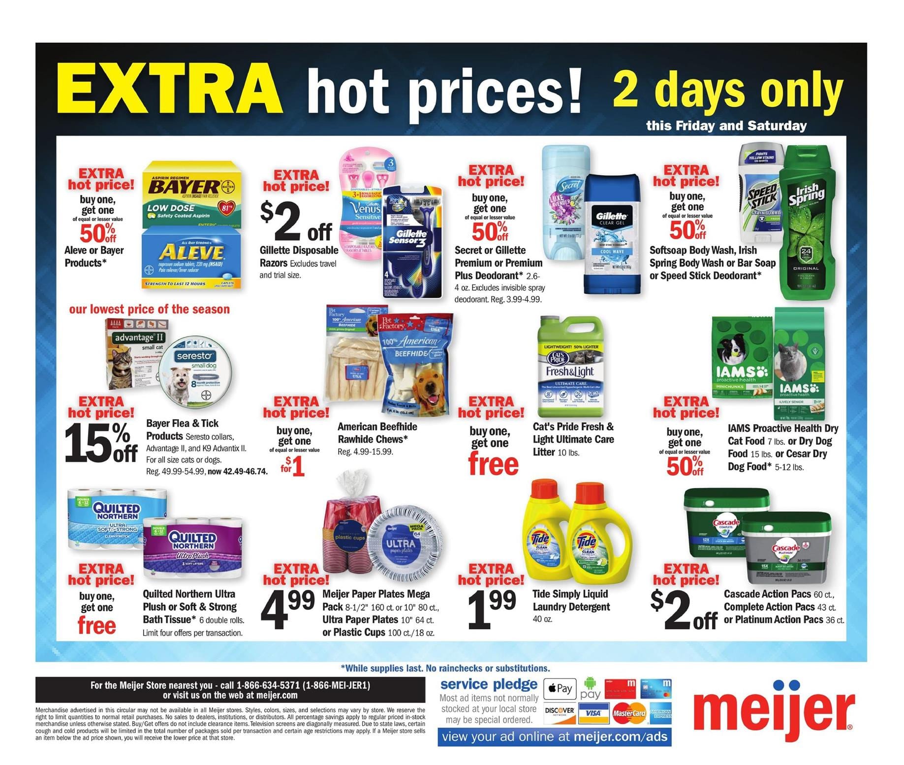 Meijer 2 Day Sale Ad Aug 25 - 26 2017 - WeeklyAds2