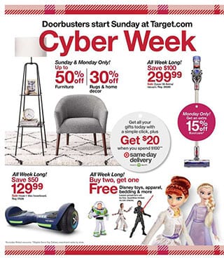 Target Cyber Monday Sale 2019 | Doorbusters | Weekly Ad Dec 1 - 7 ...