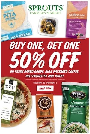 Sprouts BOGO Deals Nov 29 - Dec 5, 2023 - WeeklyAds2