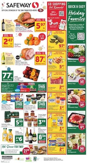 Safeway Exclusive Coupons Dec 20 - 26, 2023 - WeeklyAds2