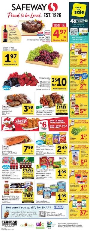 Safeway Weekly Ad - Mar 3 - 9, 2024 - WeeklyAds2
