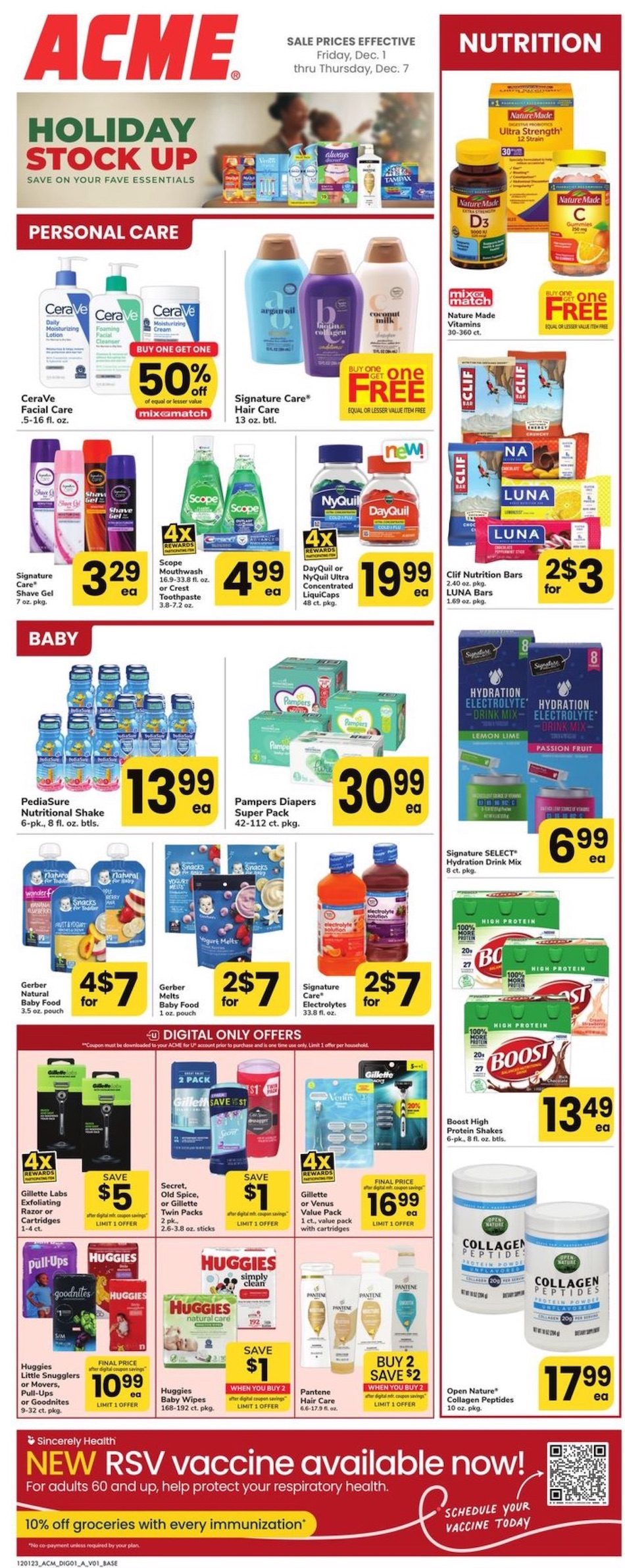 Acme Ad Health Dec 1 - 7, 2023 | WeeklyAds2