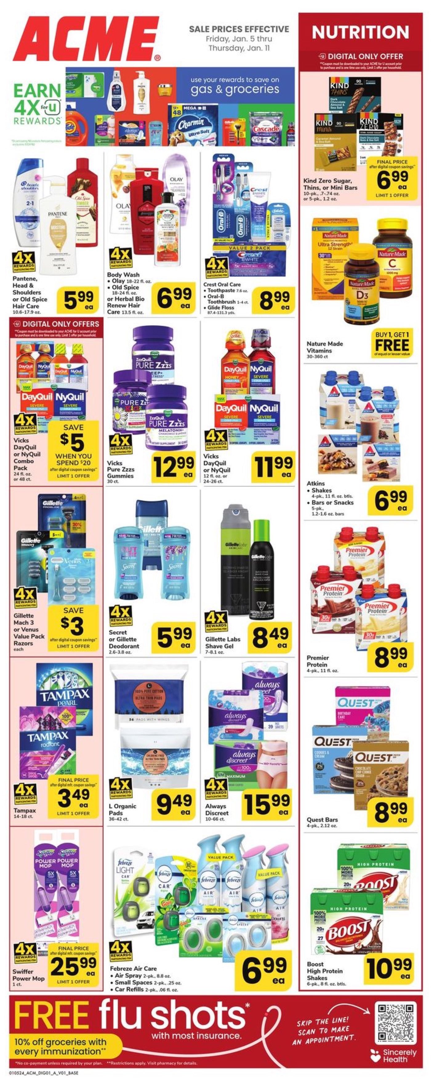 Acme Ad Health Jan 5 - 11, 2024 | WeeklyAds2