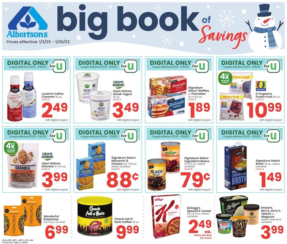 Albertsons Ad Big Book of Savings Jan 3 - 30, 2023 - WeeklyAds2