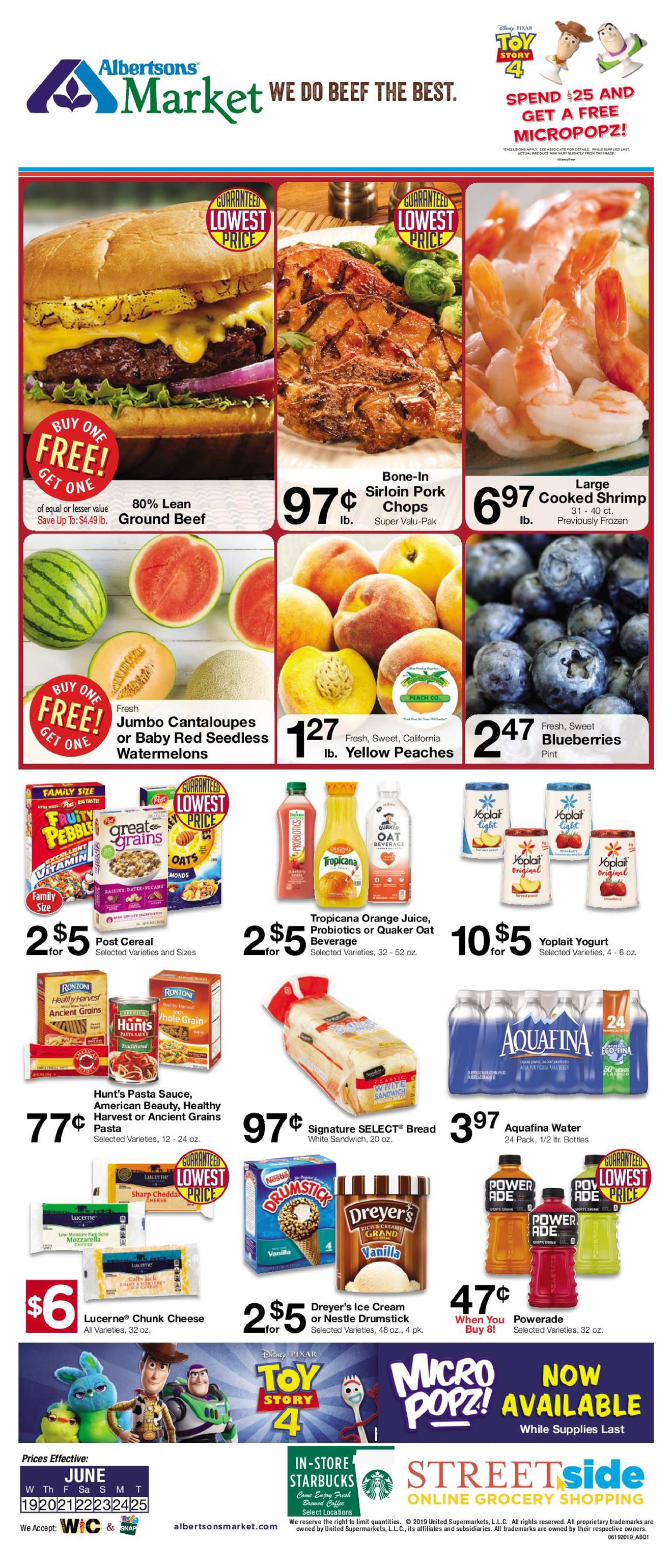Albertsons Market Weekly Ad Jun 19 25 2019 WeeklyAds2