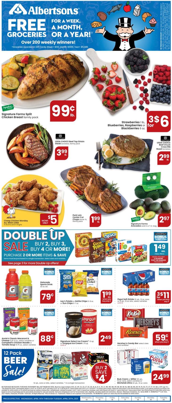 Albertsons Weekly Ad Apr 14 - 20, 2021 | WeeklyAds2