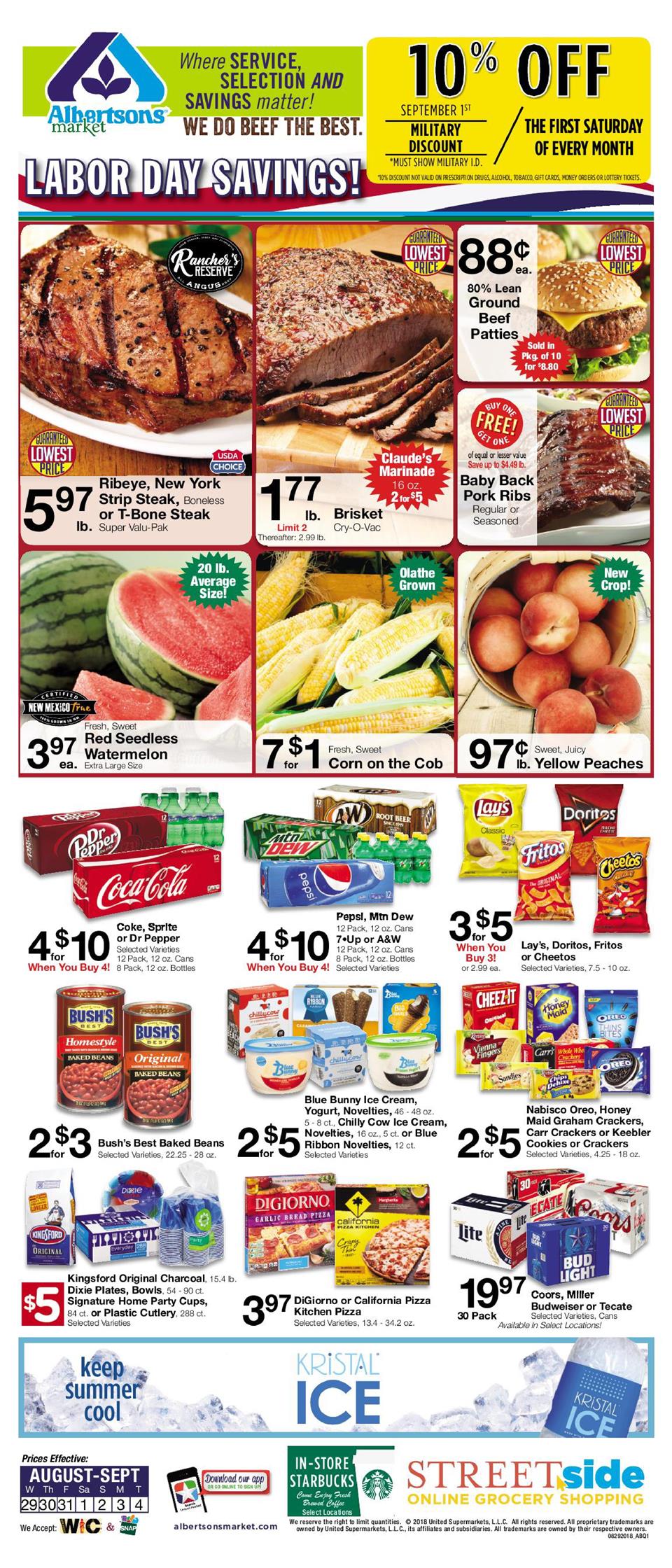 Albertsons Weekly Ad Aug 29 - Sep 4, 2018 | WeeklyAds2