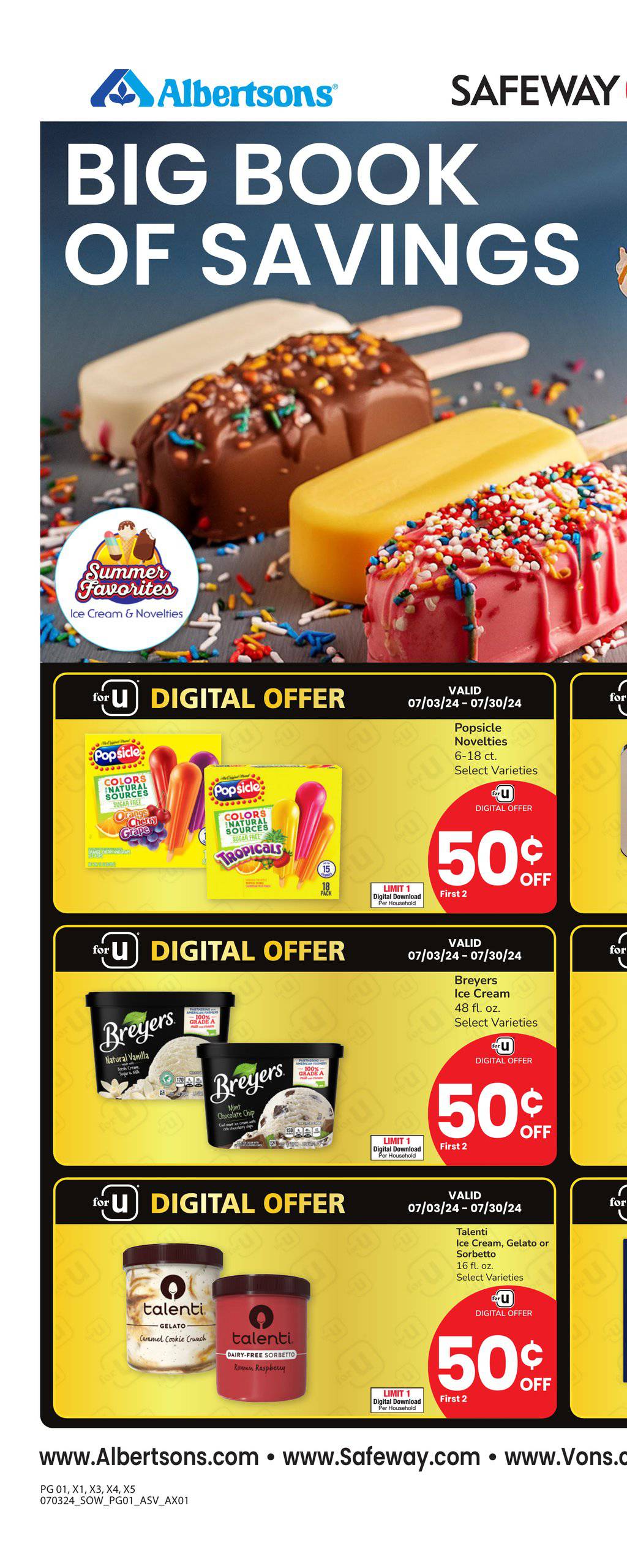 Albertsons Weekly Ad Big Book of Savings July 3 - 30, 2024 | WeeklyAds2