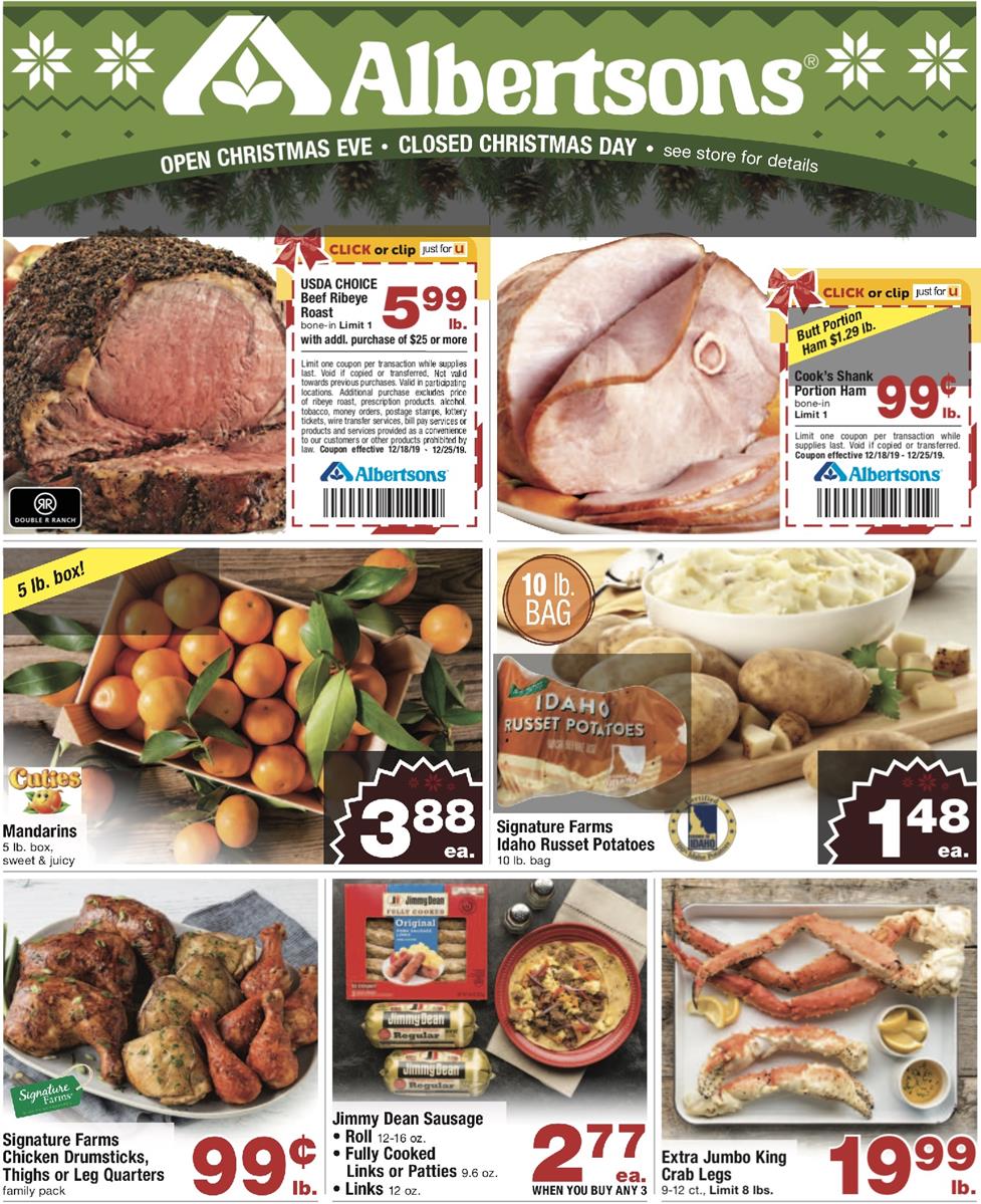 Albertsons Weekly Ad Dec 18 - 24, 2019 | WeeklyAds2