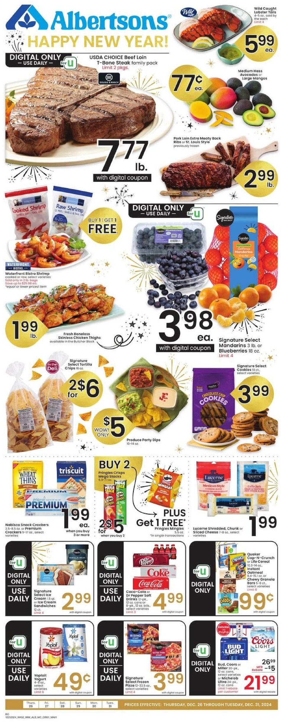 Albertsons Weekly Ad Dec 25 - 31, 2024 | WeeklyAds2