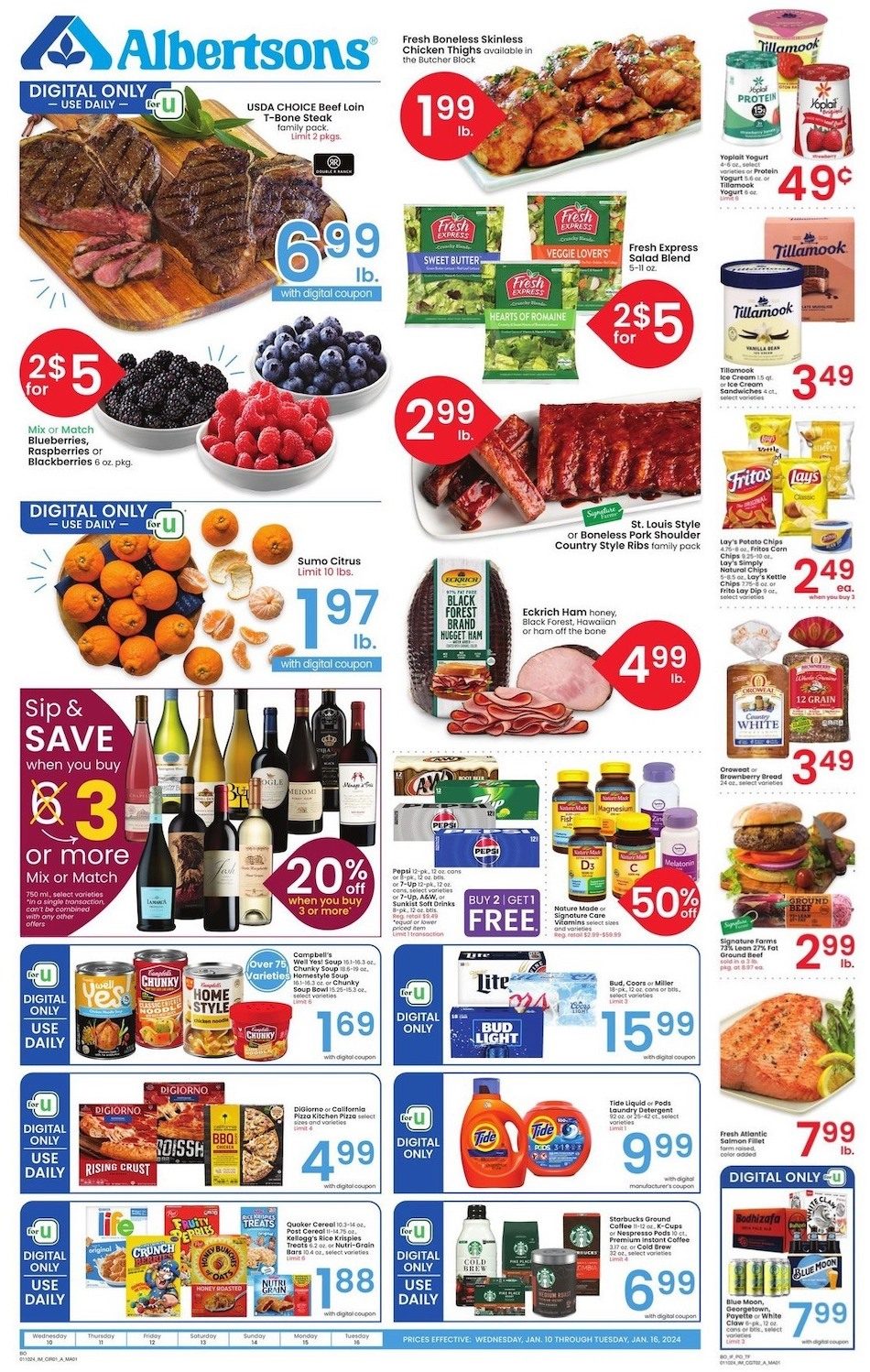 Albertsons Weekly Ad Jan 10 - 16, 2024 | WeeklyAds2