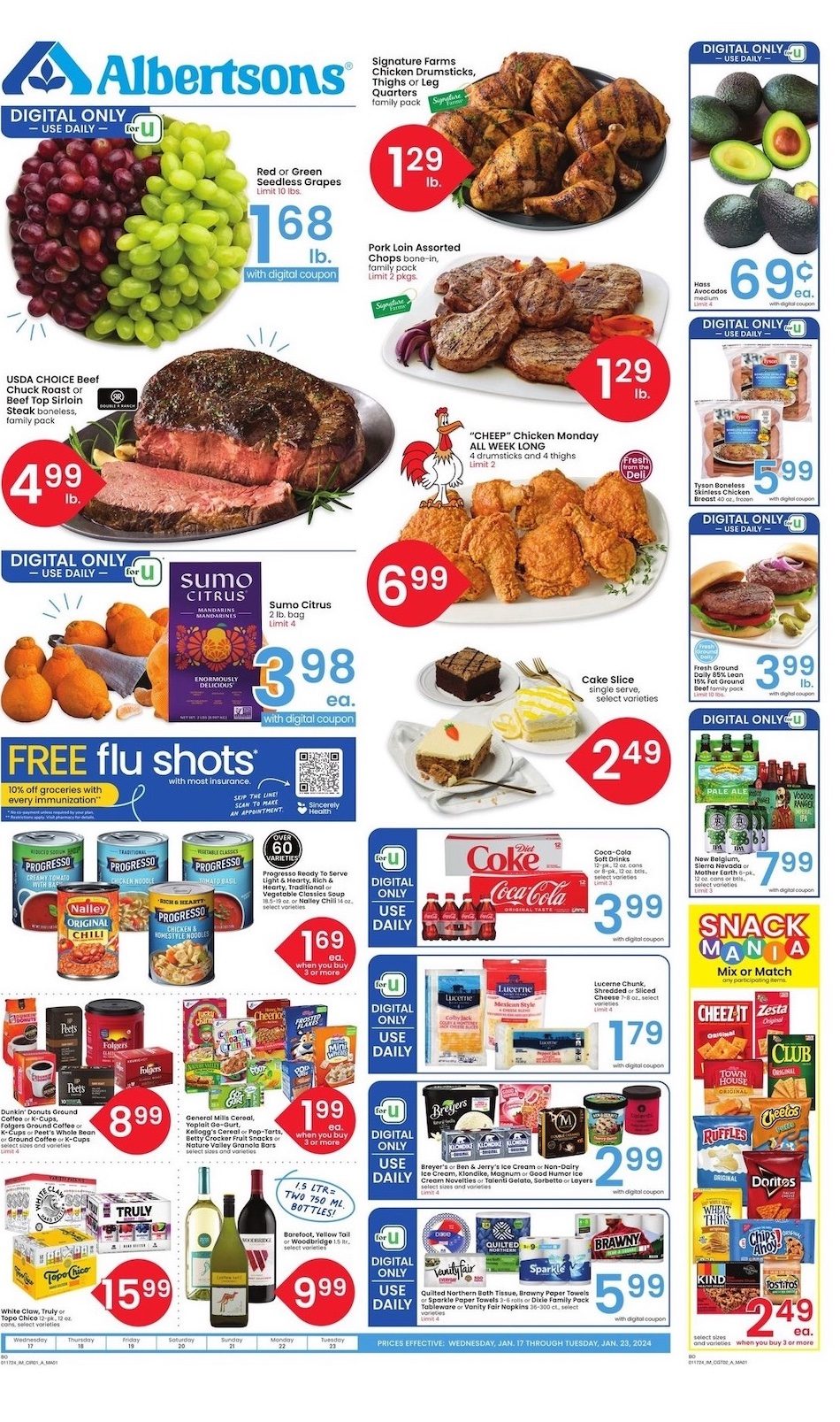 Albertsons Weekly Ad Jan 17 - 23, 2024 | WeeklyAds2