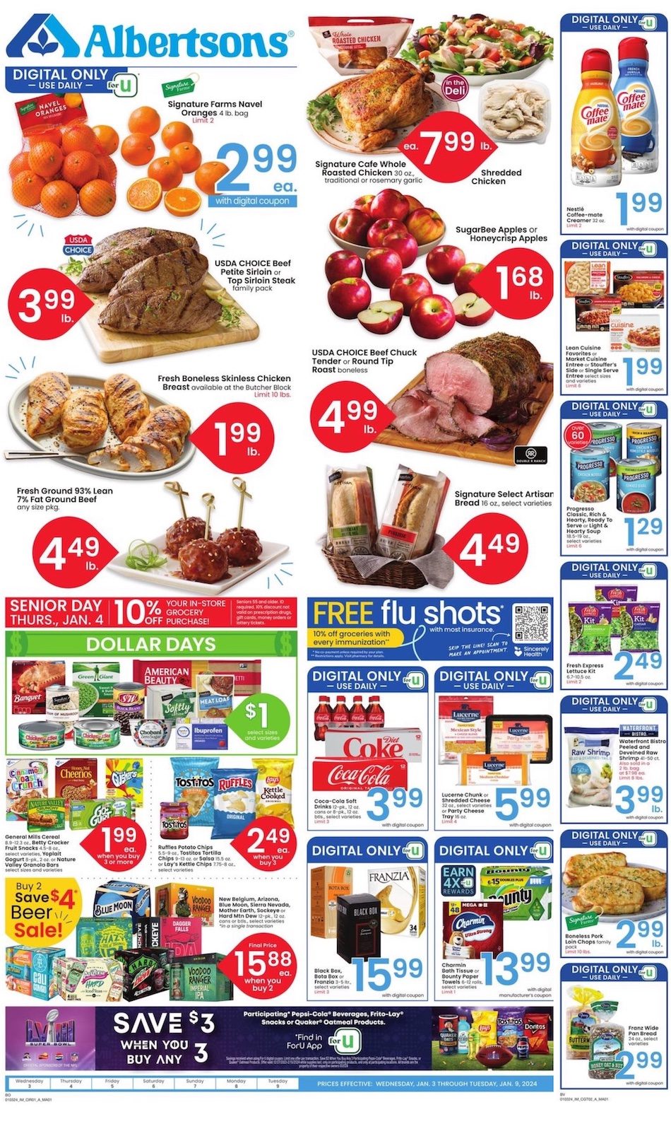 Albertsons Weekly Ad Jan 3 - 9, 2024 | WeeklyAds2