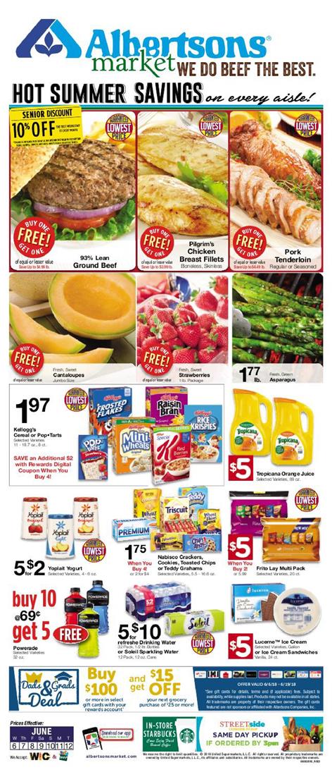 Albertsons Weekly Ad Jun 6 - 12, 2018 | WeeklyAds2
