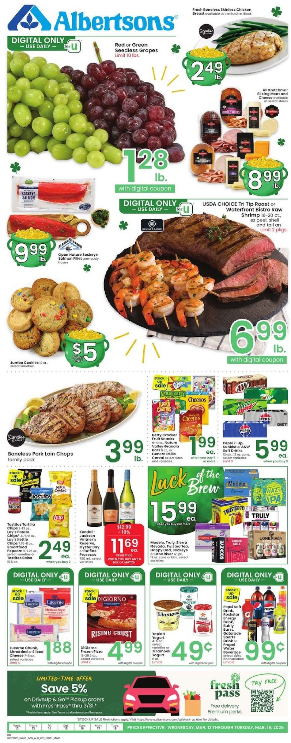 Albertsons Weekly Ad Mar 12 - 18, 2025 | WeeklyAds2