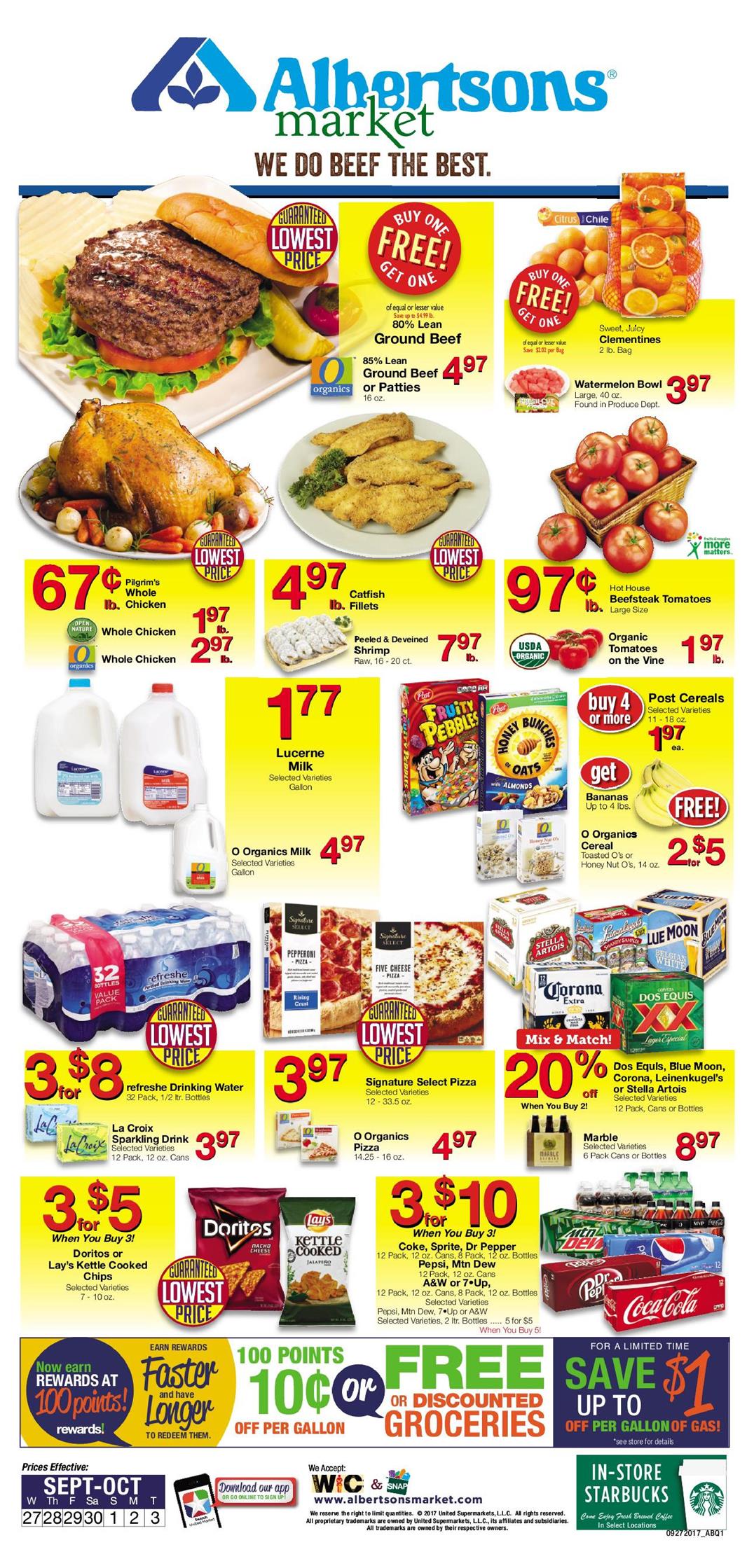 Albertsons Weekly Ad Sep 27 - Oct 3 2017 - WeeklyAds2
