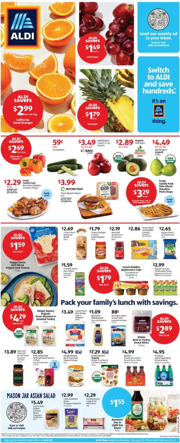 ALDI Weekly Ad Sale Feb 15 - 21, 2023 | WeeklyAds2