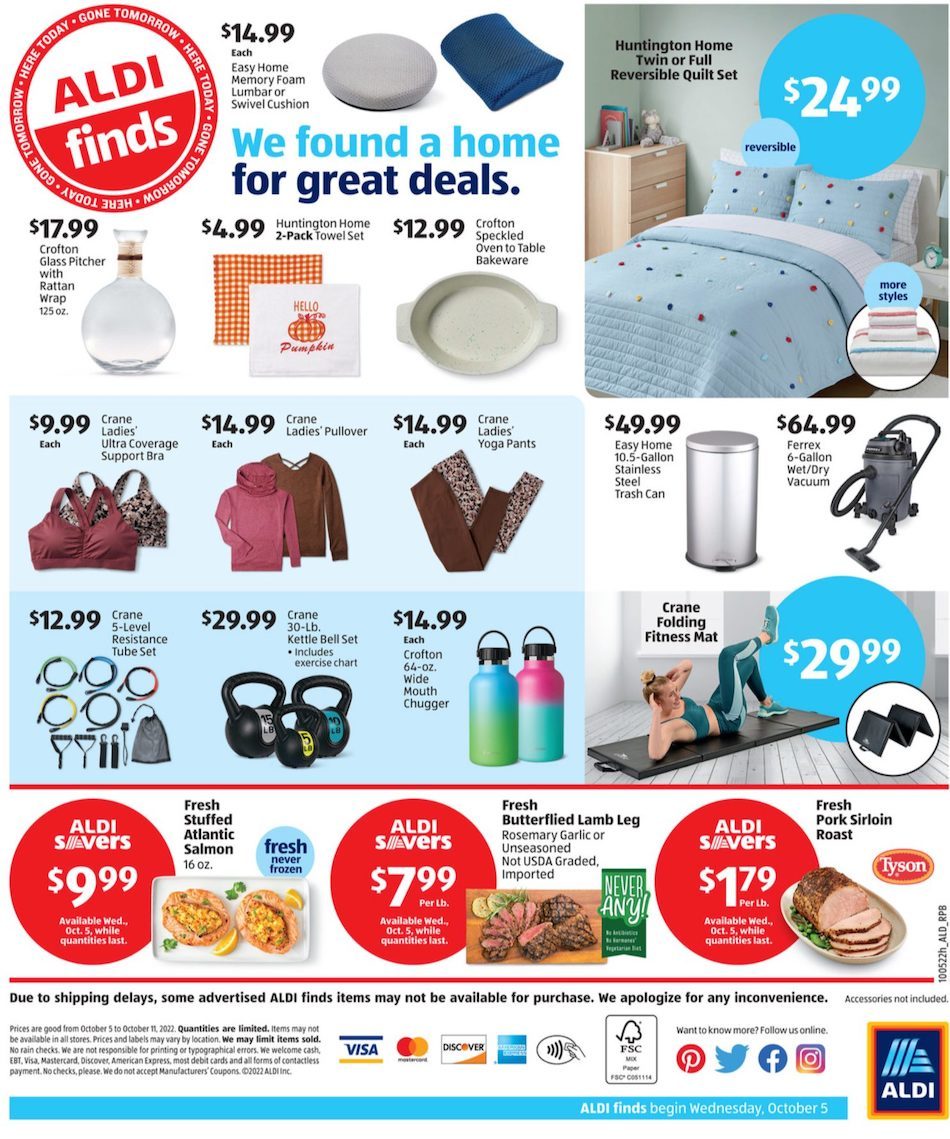ALDI Weekly Ad Preview Oct 5 - 11, 2022 - WeeklyAds2