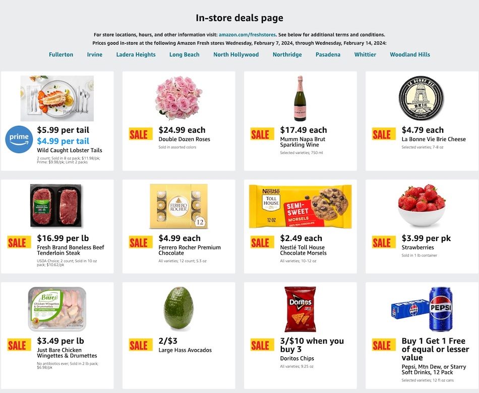 Amazon Fresh Sale Feb 14 - 20, 2024 | WeeklyAds2