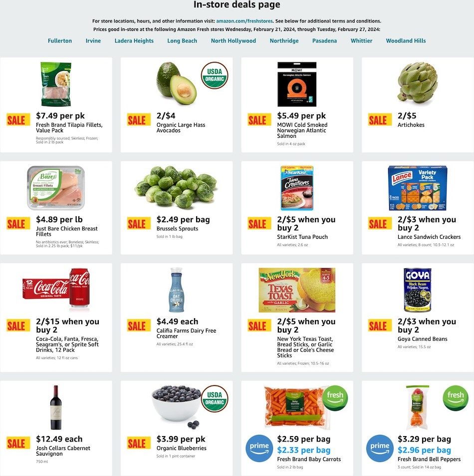 Amazon Fresh Weekly Ad - Feb 21 - 27, 2024 - WeeklyAds2