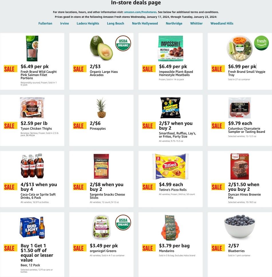 Amazon Fresh Weekly Ad Jan 17 - 23, 2024 | WeeklyAds2