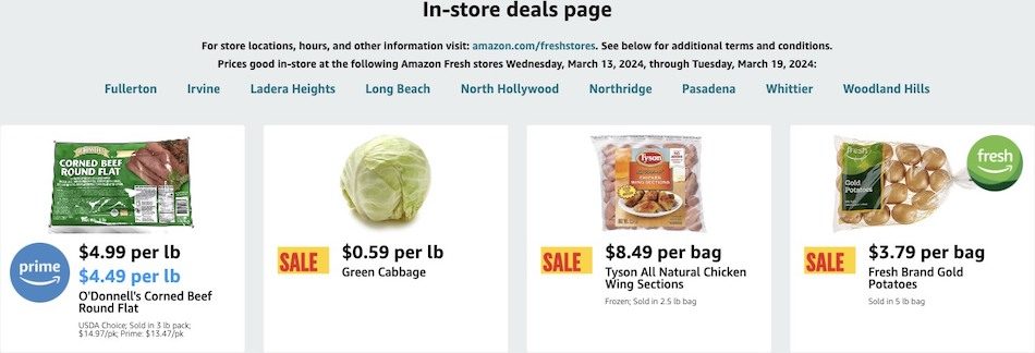 Amazon Fresh Weekly Ad - Mar 13 - 19, 2024 - WeeklyAds2