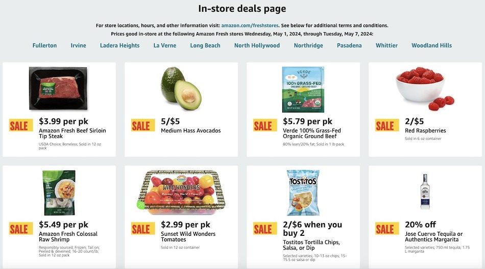 Amazon Fresh Weekly Ad May 1 - 7, 2024 | WeeklyAds2