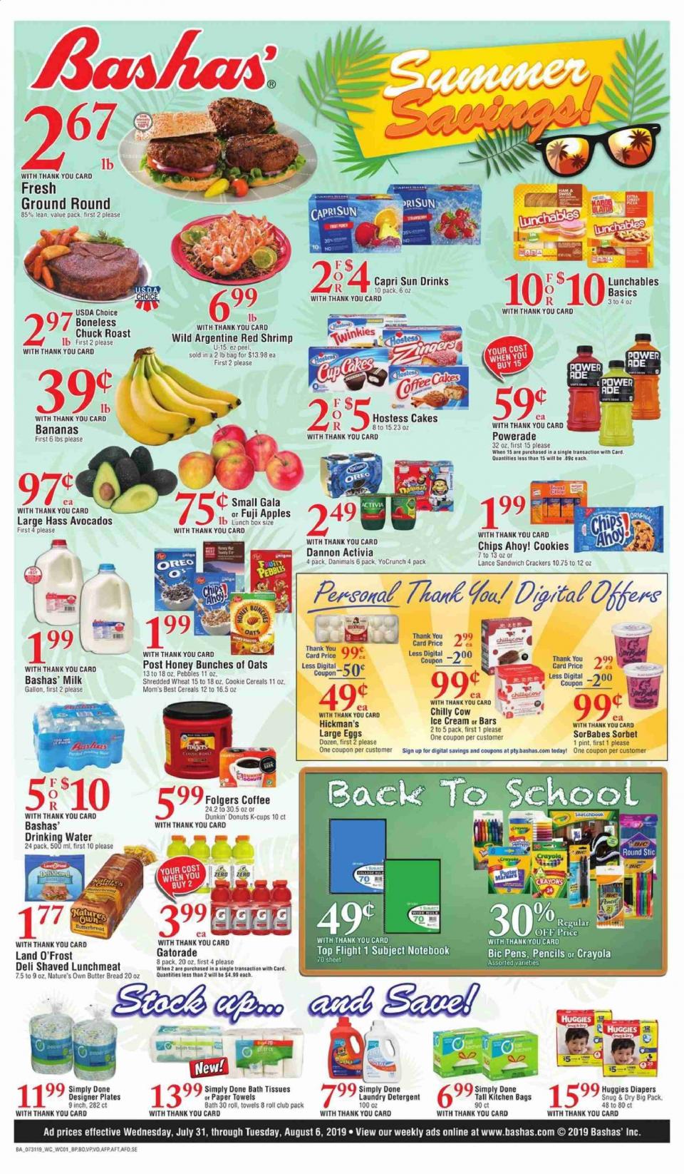 Bashas Ad Jul 31 - Aug 6, 2019 | WeeklyAds2