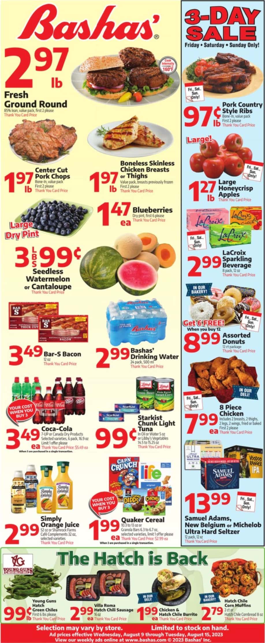 Bashas Weekly Ad Aug 9 - 15, 2023 | WeeklyAds2