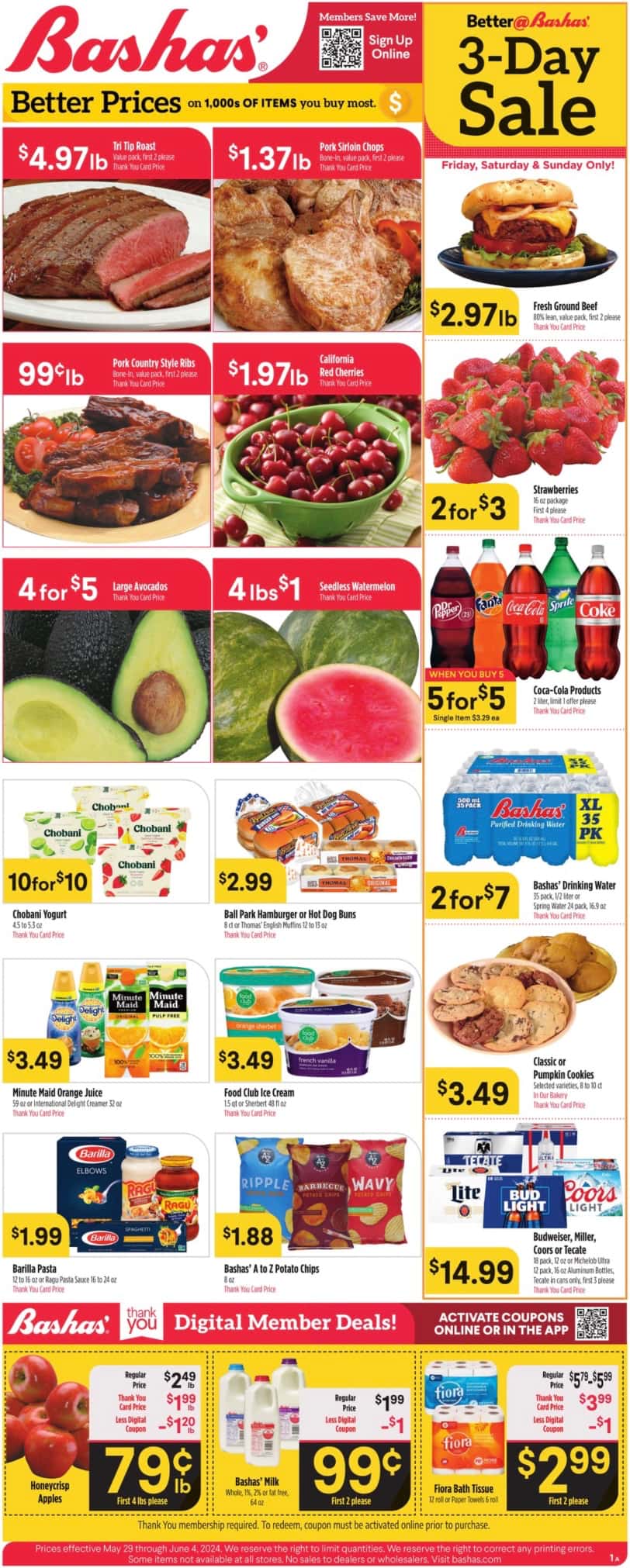 Bashas Weekly Ad May 29 - Jun 4, 2024 | WeeklyAds2