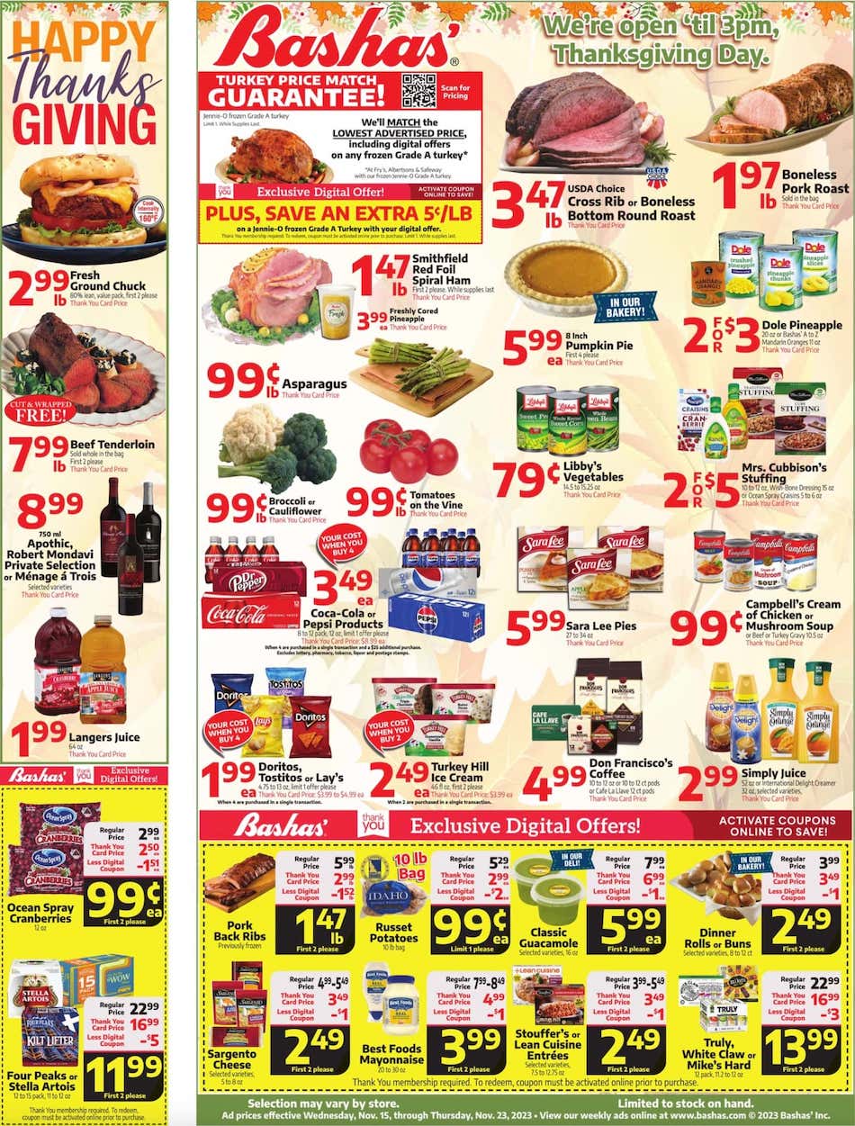 Bashas Weekly Ad Nov 15 - 23, 2023 | WeeklyAds2
