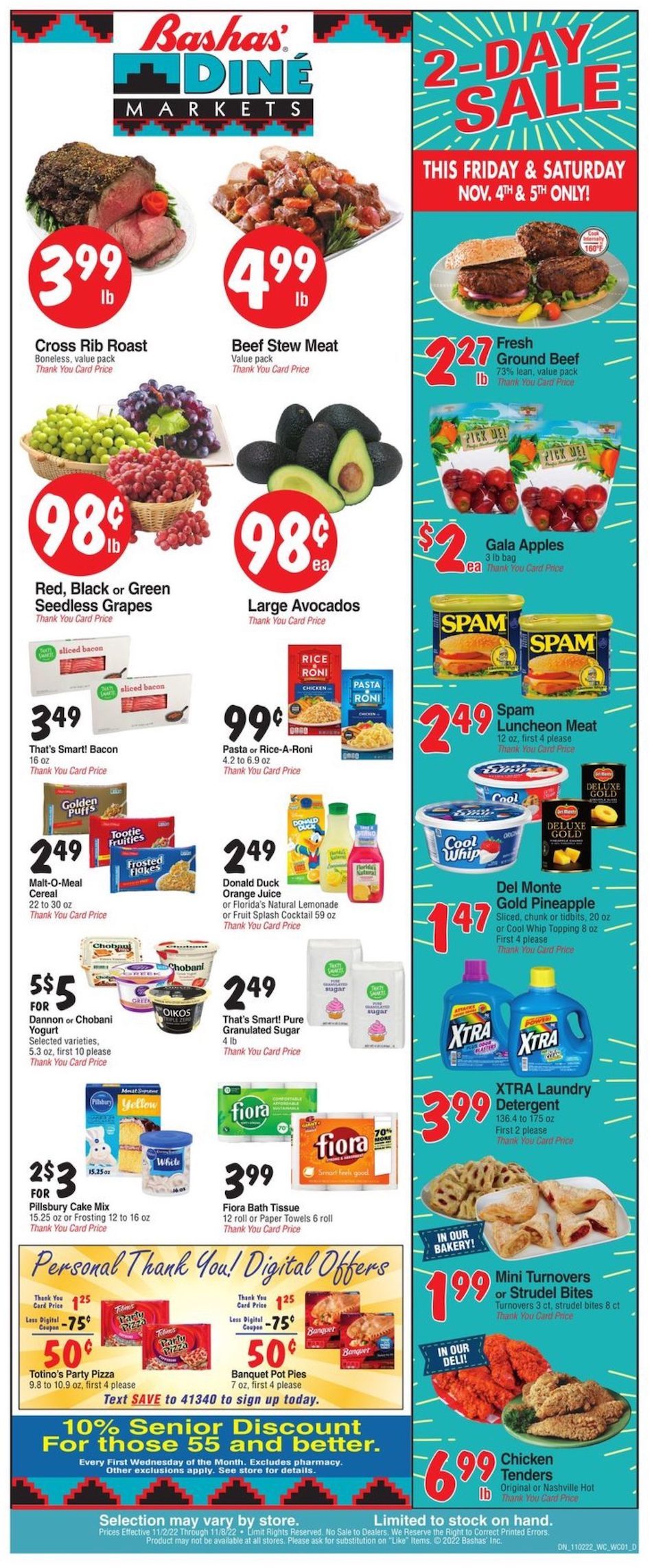 Bashas Weekly Ad Nov 2 - 8, 2022 | WeeklyAds2