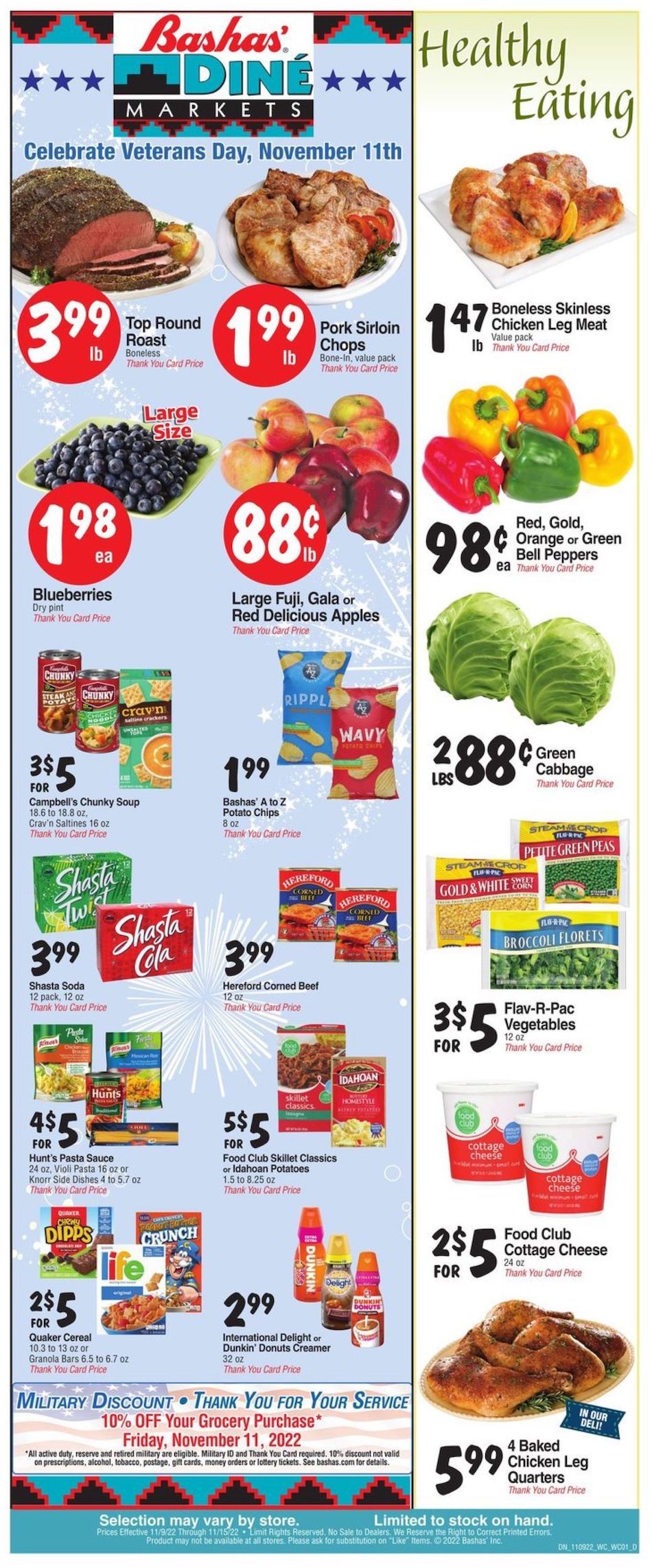 Bashas Weekly Ad Nov 9 - 15, 2022 | WeeklyAds2