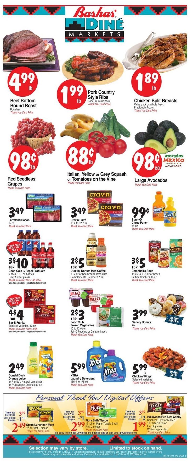 Bashas Weekly Ad Oct 13 - 19, 2022 - WeeklyAds2