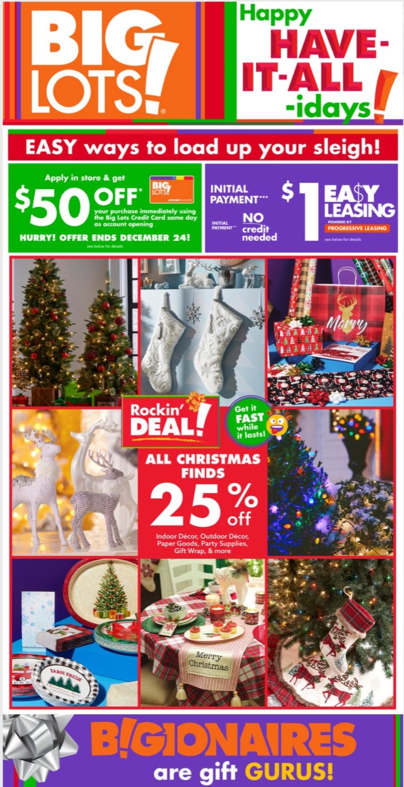 Big Lots Ad Dec 12 - 24, 2021 | WeeklyAds2