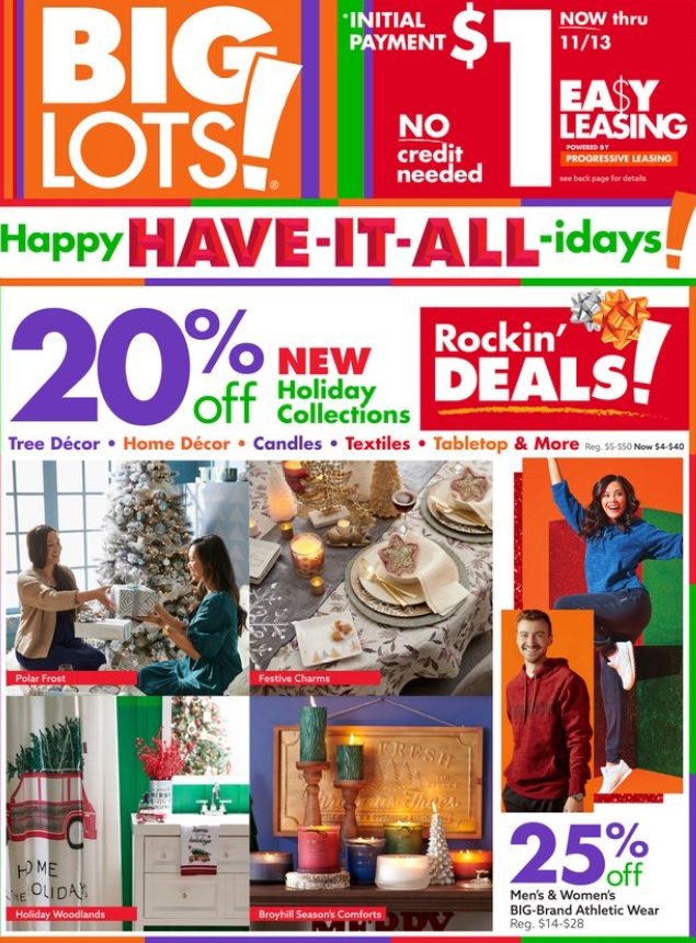 Big Lots Ad Nov 6 - 13, 2021 | WeeklyAds2