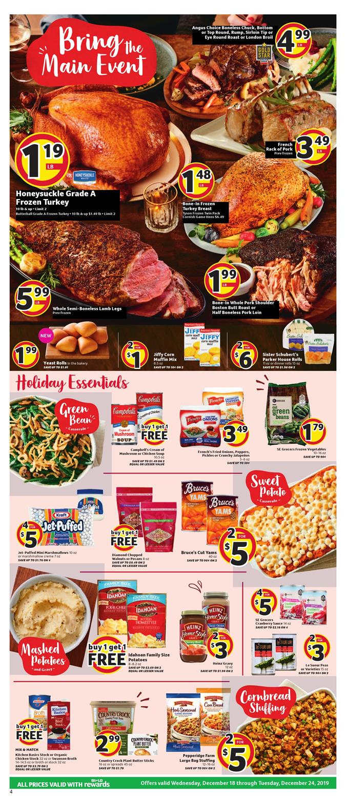 Bilo Weekly Ad Dec 18 - 24, 2019 - WeeklyAds2