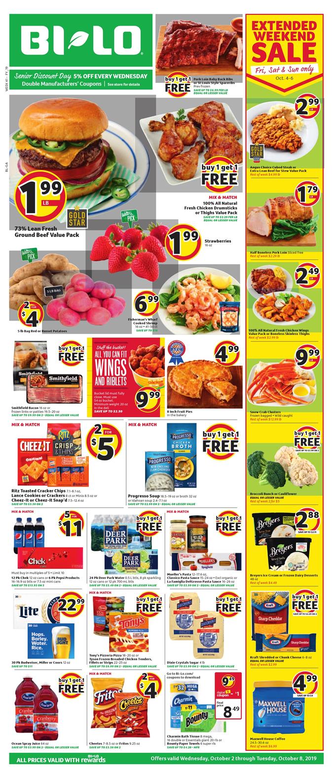 Bilo Weekly Ad Oct 2 - 8, 2019 | WeeklyAds2