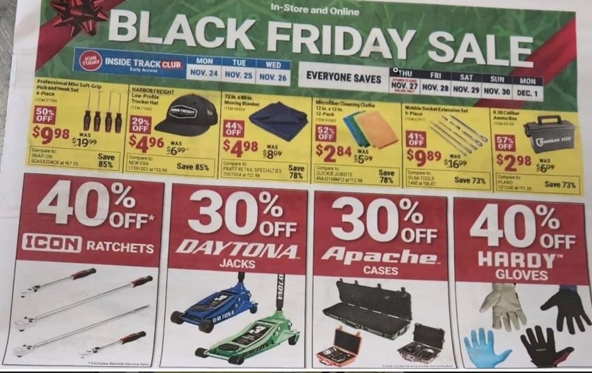 Harbor Freight Tools Black Friday 2025 | WeeklyAds2
