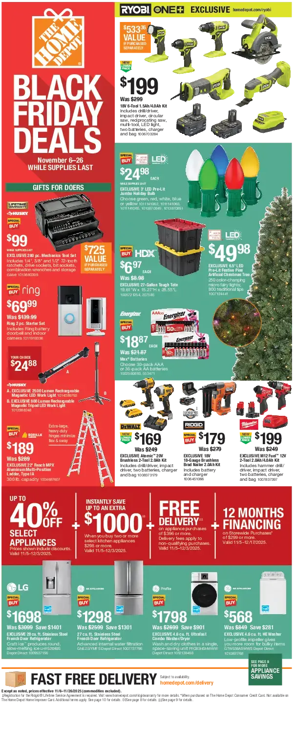 The Home Depot Black Friday 2025 | WeeklyAds2