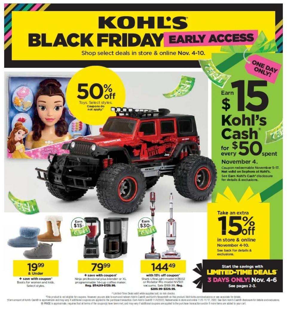 Kohl's Pre Black Friday Ad 2022 | WeeklyAds2