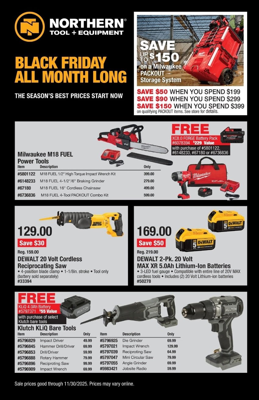 Northern Tool Black Friday 2025 | WeeklyAds2