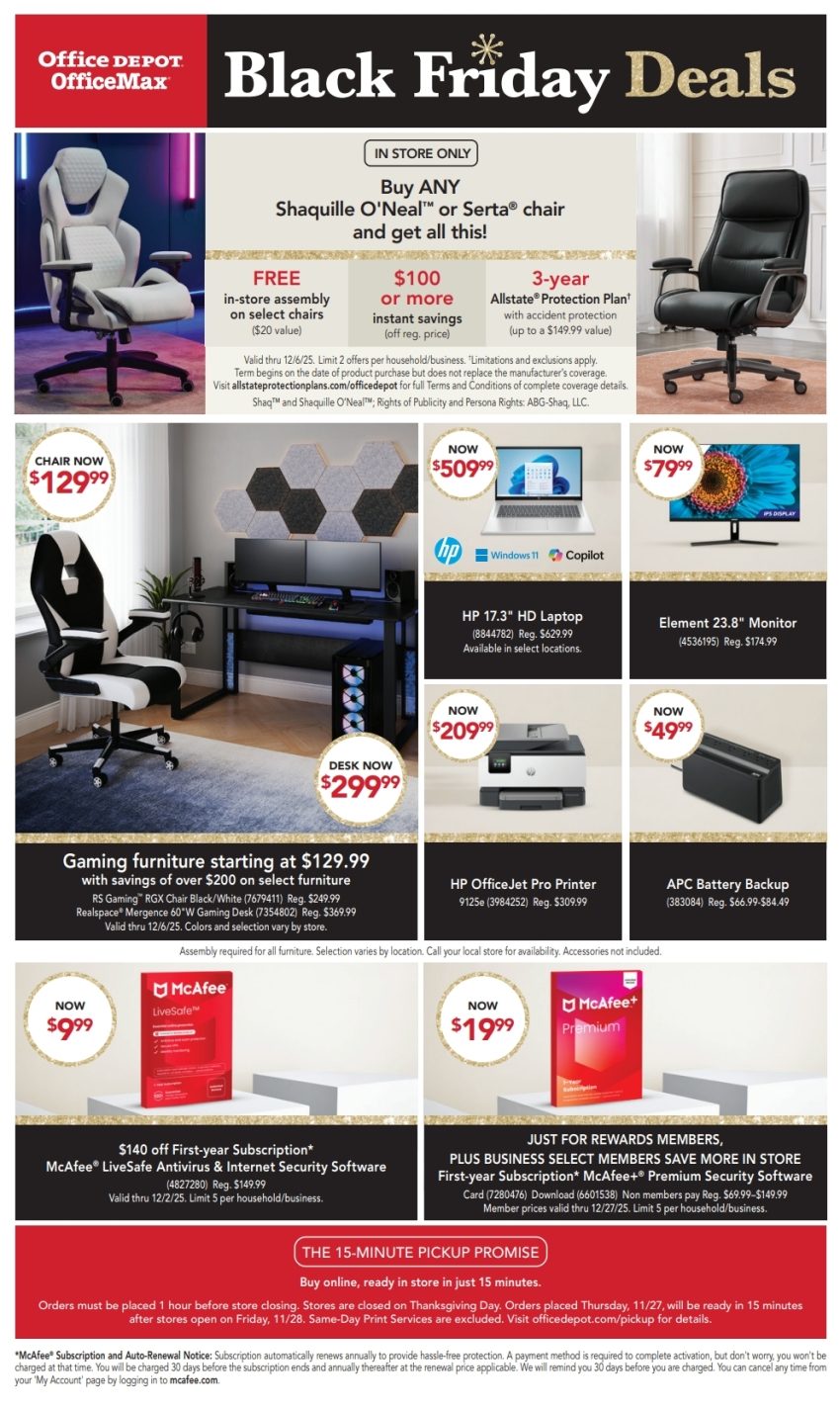 Office Depot & OfficeMax Black Friday 2025 | WeeklyAds2
