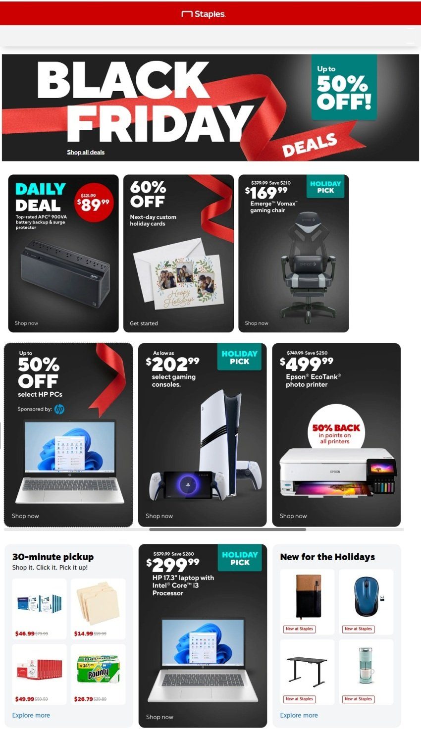 Staples Black Friday 2025 | WeeklyAds2