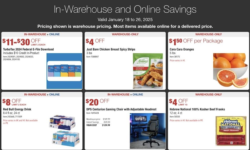 Costco Ad Jan 18 - 26, 2025 | WeeklyAds2