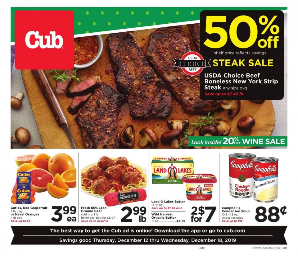 Cub Foods Ad Dec 12 - 18, 2019 | WeeklyAds2