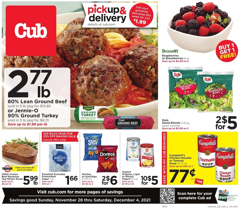 Cub Foods Ad Nov 28 - Dec 4, 2021 | WeeklyAds2